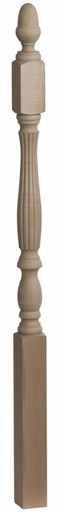 Reeded Country French Newel Post