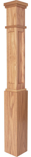 Mission Flat Panel Box Newel 4091 6-1/4 Sq