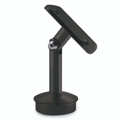Pivotable Handrail Support for Tube 42.4mm (Matte Black)