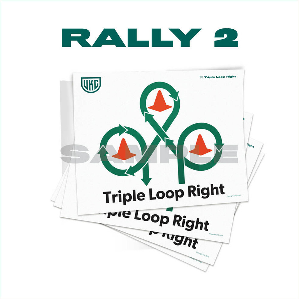 Rally Obedience Signs