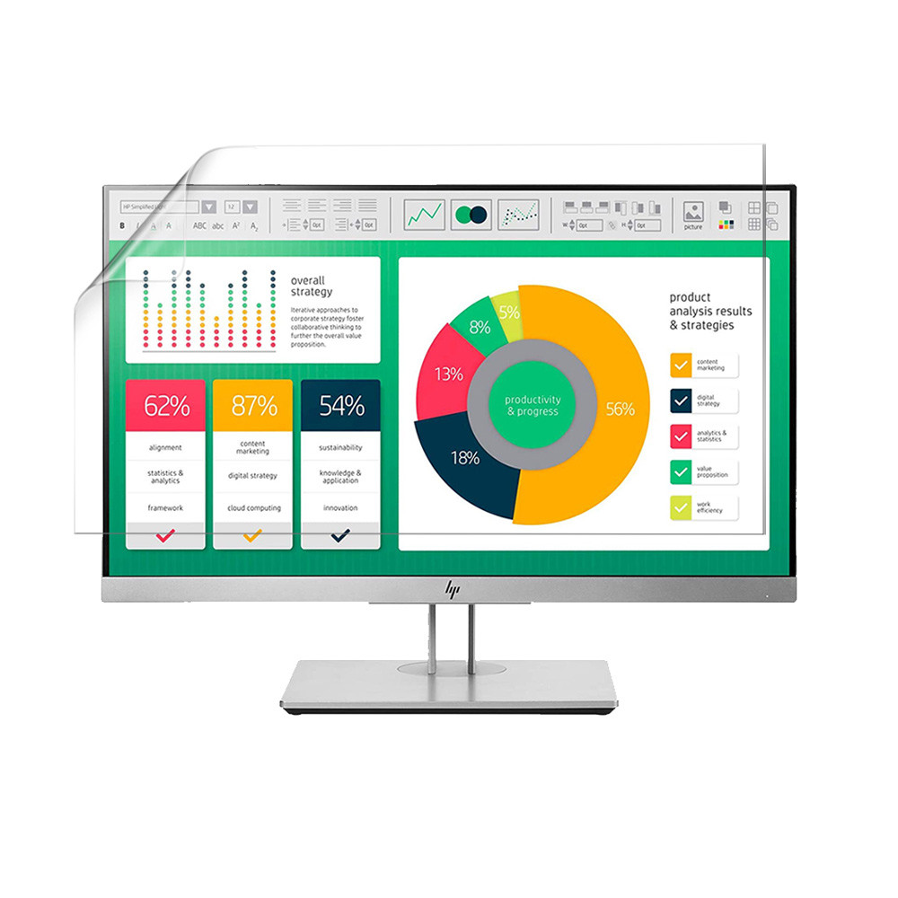 HP EliteDisplay E223 Monitor Screen Protector - Silk