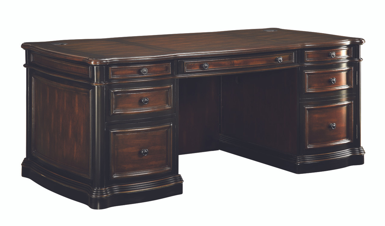 The Gorman Traditional Espresso Executive Desk available at Cupp's ...