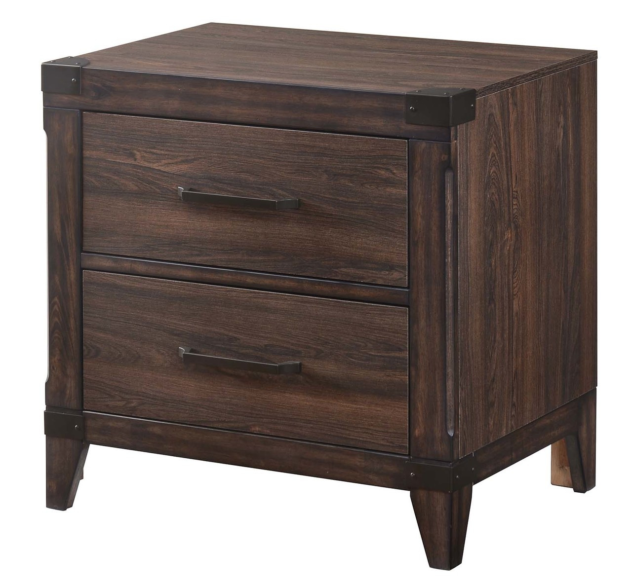 The Richmond Rustic Dark Grey Oak Nightstand available at Cupp's ...