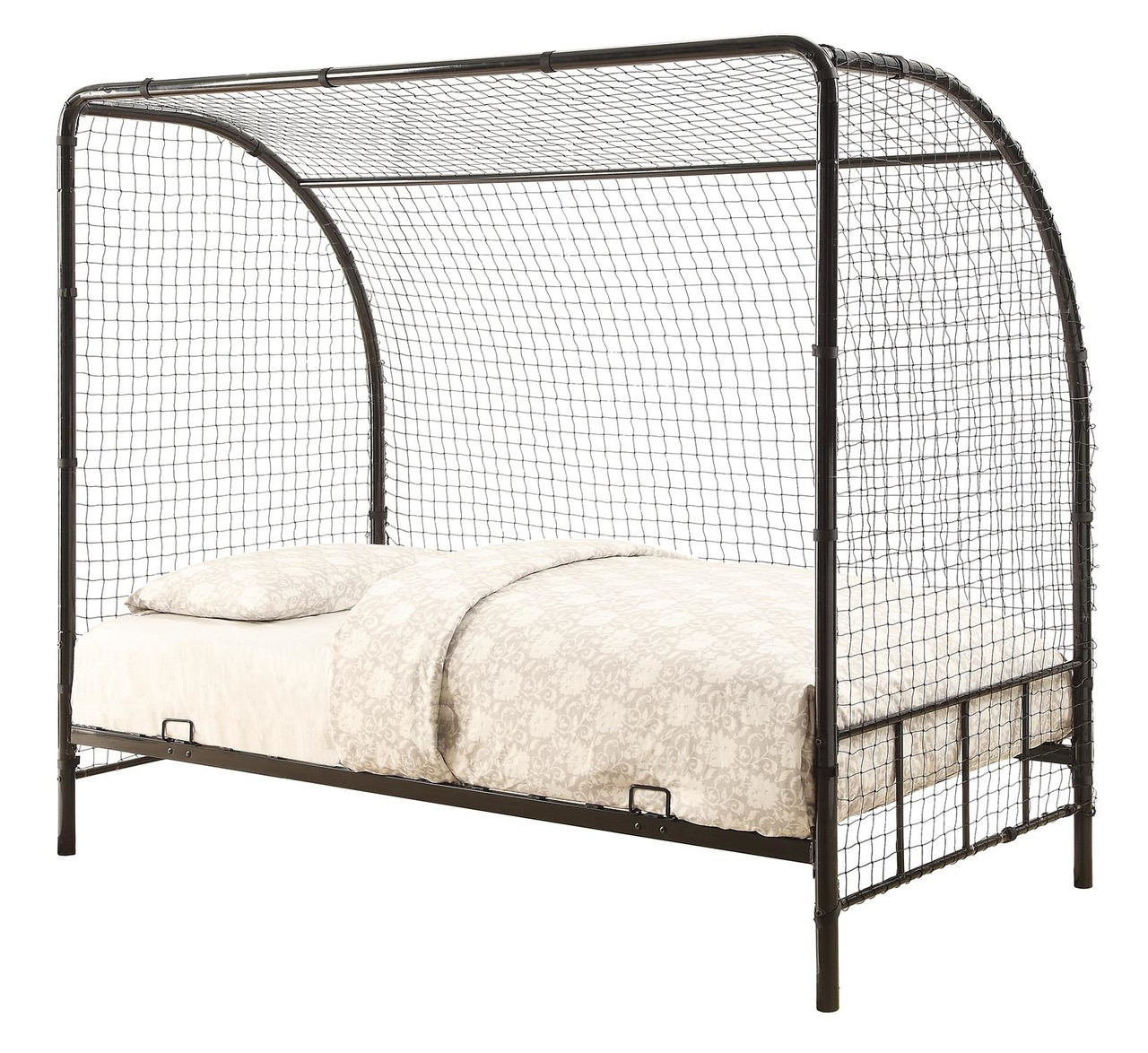 The Black Twin Soccer Goal Bed available at Cupp's Furniture proudly ...