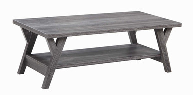 The Rustic Distressed Grey Coffee Table available at Cupp's Furniture ...