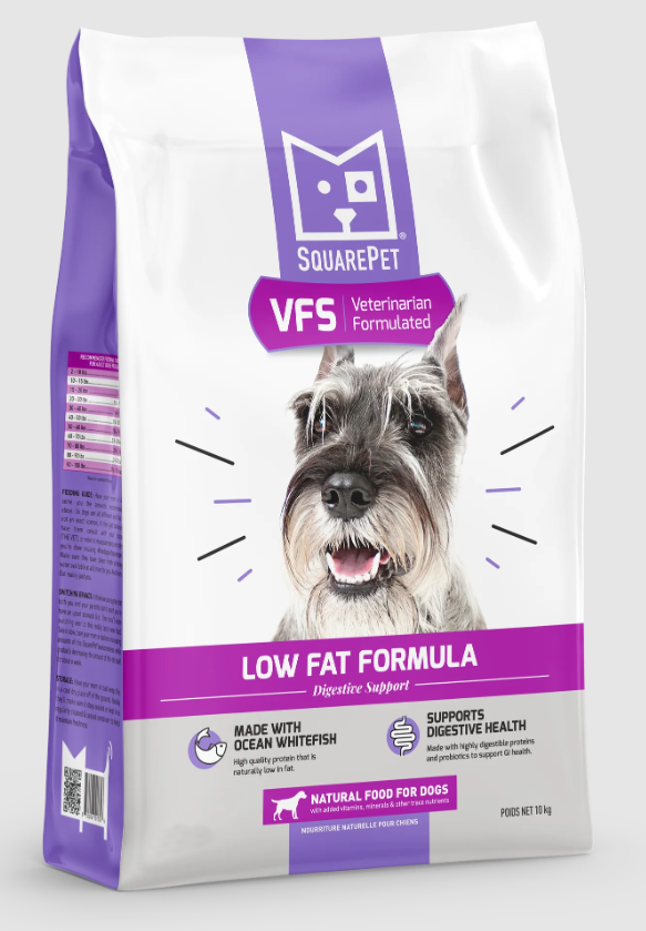 SquarePet VPS Low Fat Formula Dog Food Dry 4.4lb - Vermont Pet Food and ...
