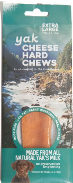 Nature's Own Yak Cheese Stick Dog Treat Extra Large 3oz - Vermont Pet ...