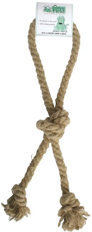 From The Field Large Tug A Hemp Loop Dog Toy - Vermont Pet Food and Supply