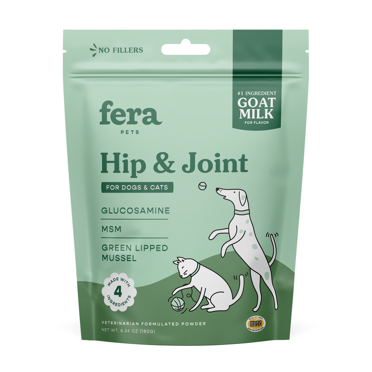 Fera Pet Organics Goat Milk Hip & Joint Powder 60 servings - Vermont ...