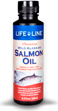 Life Line Wild Alaskan Salmon Oil 8.5oz - Vermont Pet Food and Supply