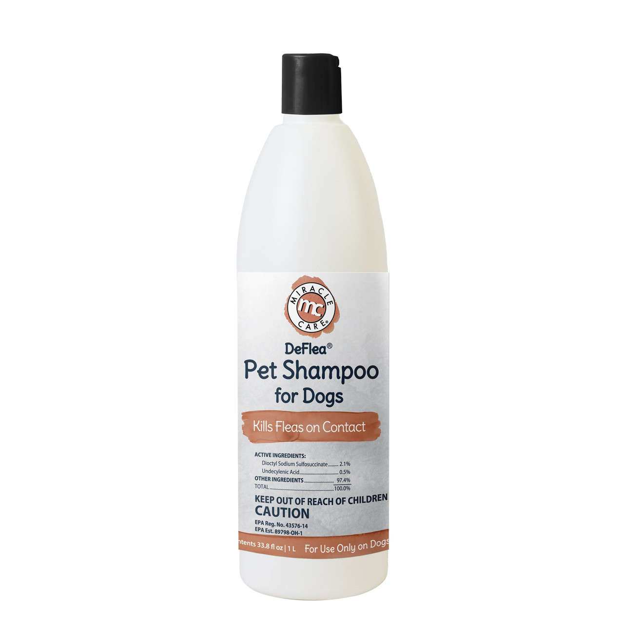 Natural Chemistry DeFlea Dog Shampoo 32oz - Vermont Pet Food and Supply