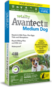 Vetality Avantect II Medium Dog 11-20 lbs 4 Pack - Vermont Pet Food and ...