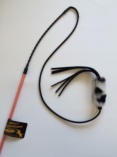 Vee Enterprises Leather Bouncer Teaser Cat Toy - Vermont Pet Food and ...
