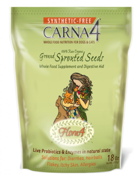 Carna4 18oz Flora4 Sprouted Seed Topper - Vermont Pet Food and Supply