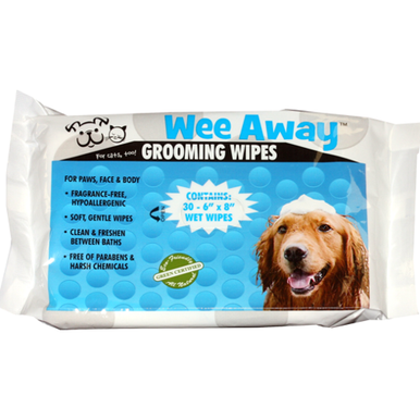 Wee Away Grooming Wipes 30 Ct - Vermont Pet Food and Supply