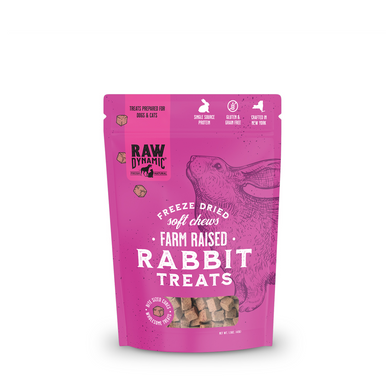 Raw Dynamic Freeze Dried Dog Treat Rabbit 1.5oz - Vermont Pet Food and ...
