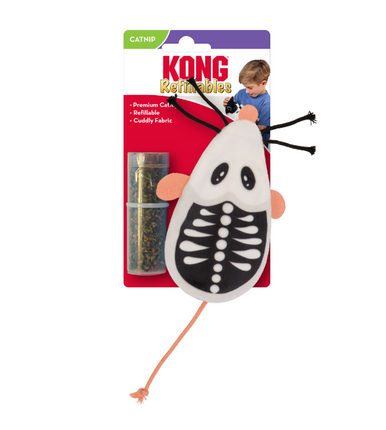 Kong Halloween Refillables Skeleton Mouse - Vermont Pet Food and Supply