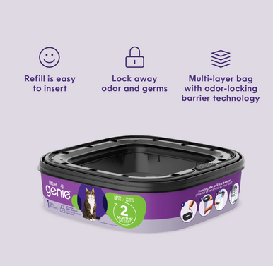 Energizer Litter Genie Plus Refill - Vermont Pet Food and Supply