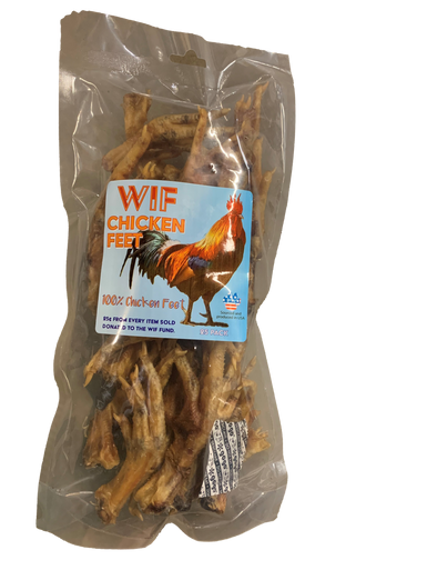 WIF Chicken Feet 25 pack - Vermont Pet Food and Supply