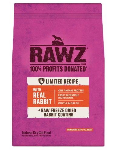 Rawz Limited Ingredient Rabbit Cat Food 3.5LB - Vermont Pet Food and Supply