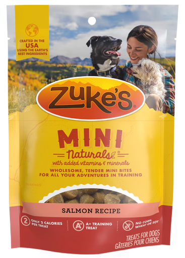 Zuke's Mini Naturals Salmon Dog Treat 16oz - Vermont Pet Food and Supply