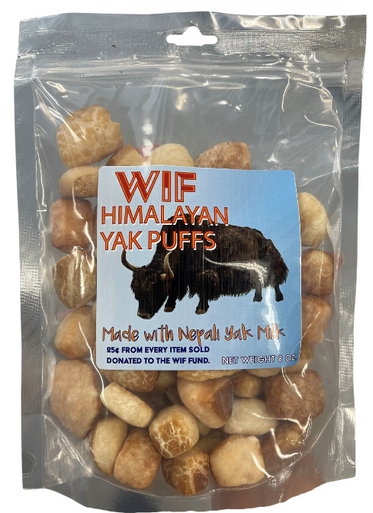 WIF Himalayan Yak Puffs 8oz - Vermont Pet Food and Supply