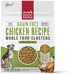 Honest Kitchen Whole Food Clusters Grain Free Chicken Dog Food 1lb ...
