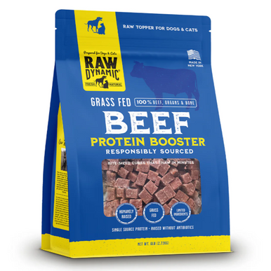 Raw Dynamic Frozen Dog Food Beef Booster 6lb - Vermont Pet Food and Supply
