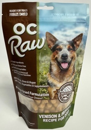 OC Raw Freeze Dried Venison Meaty Rox Dog Food 5.5oz - Vermont Pet Food ...