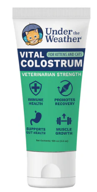 Under The Weather Cat Colostrum Gel Squeezable 3.5oz - Vermont Pet Food ...