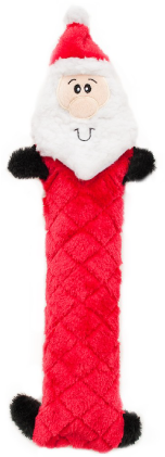 Zippy Paws Santa Holiday Jigglerz Holiday Dog Toy - Vermont Pet Food ...
