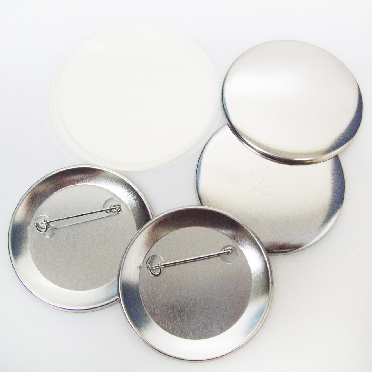 BAM Size 3" Pin Back Button Parts for Button Making Machines - 1000 pcs ...