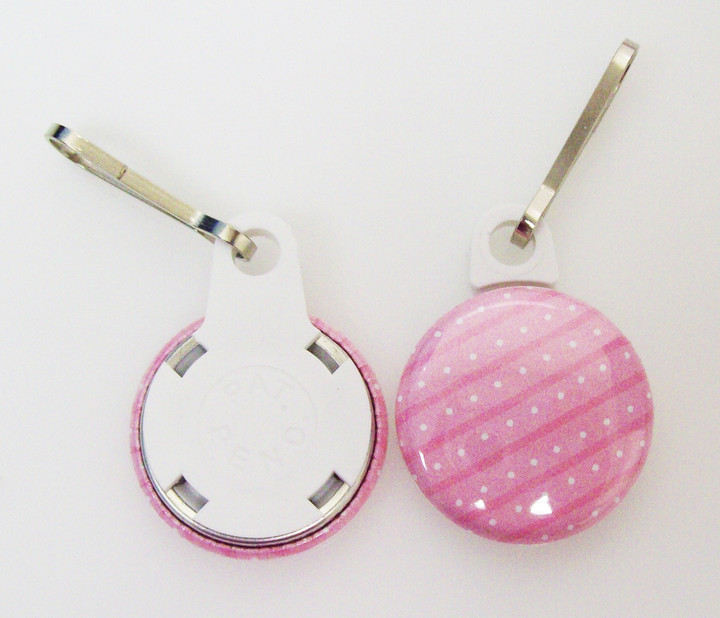 1" Complete WHITE Versa Back Button Parts - 250-FREE SHIPPING - Button Boy