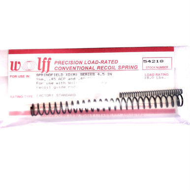 Wolff Precision Recoil Springs for Orginal XDM 4.5" & 5.25" and XD Mod ...