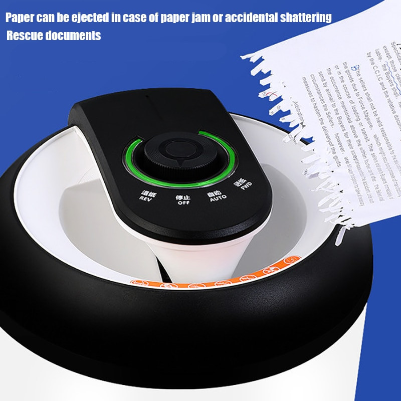 12L Waste Paper Shredder Home Office Portable Granular Electric ...