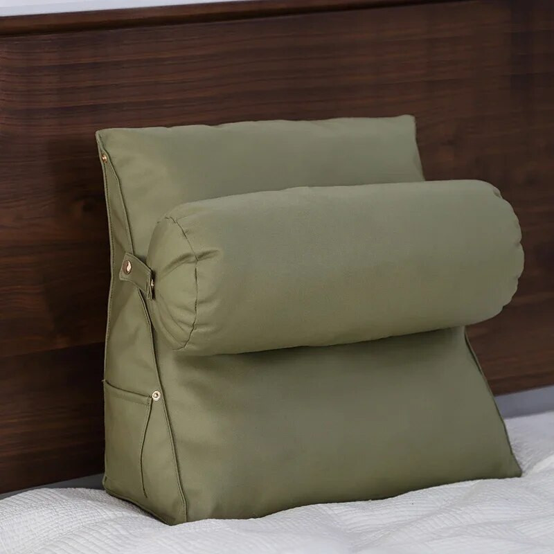 Triangle Reading Waist Cushion Office Sofa Bedside Back Cushion for ...