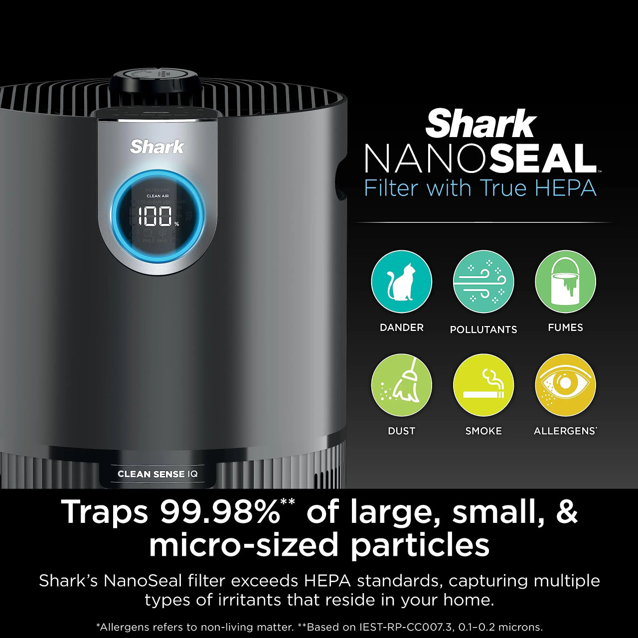 Shark HP232 Clean Sense Air Purifier MAX with Odor Neutralizer ...