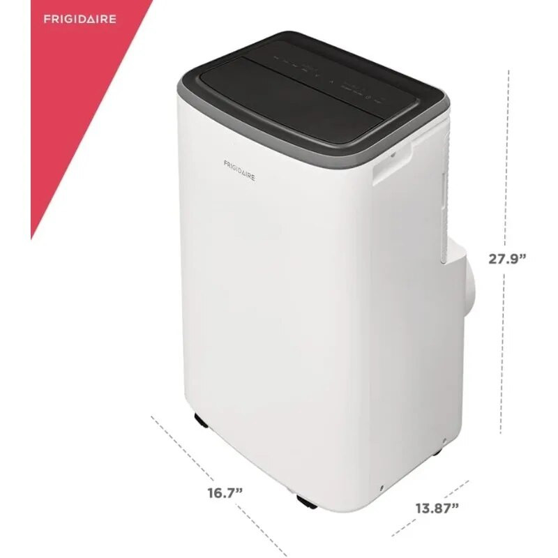 Frigidaire FHPC102AC1 Portable Room Air Conditioner, 6500 BTU with ...
