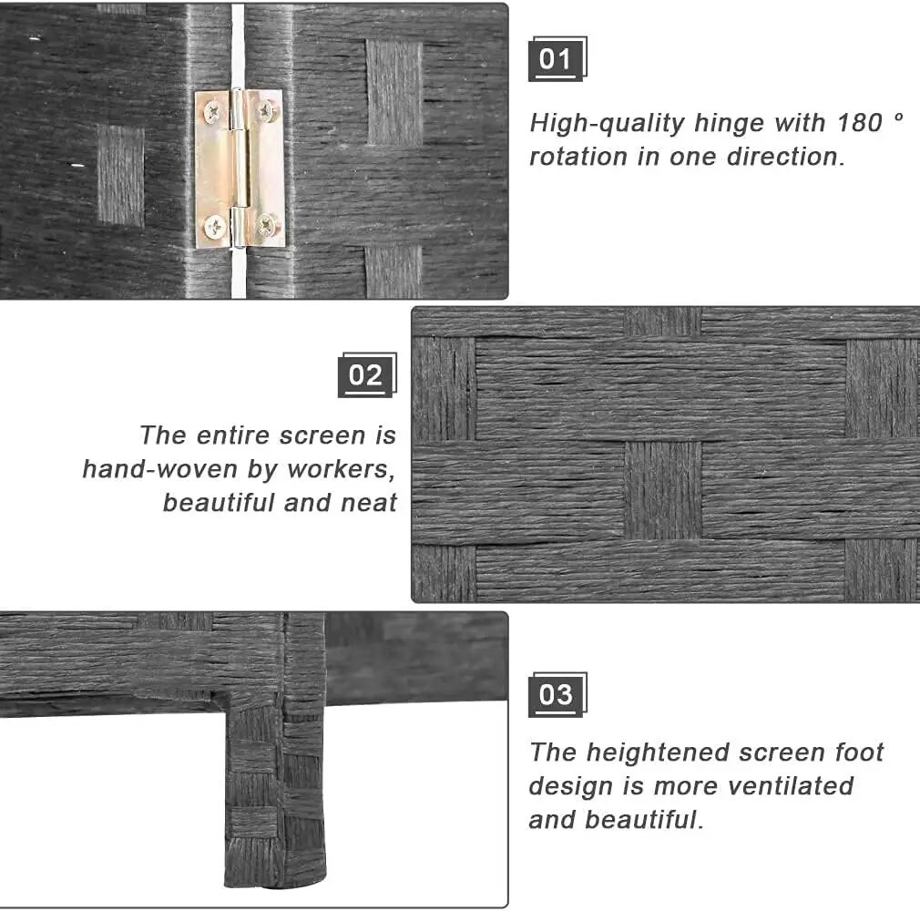 Meet perfect 6 Panel Room Divider, 6 FT Tall & Extra Wide Privacy ...