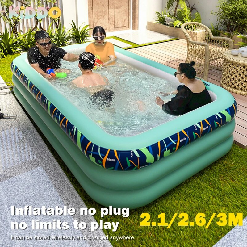 3M Big Inflatable Large Pools for Family Swimming Pool Rectangular ...