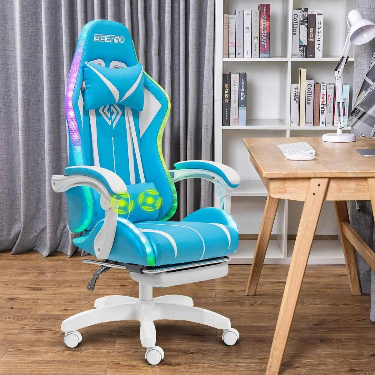 High Quality Gaming Chair RGB Light Office Chair Gamer Computer Chair ...