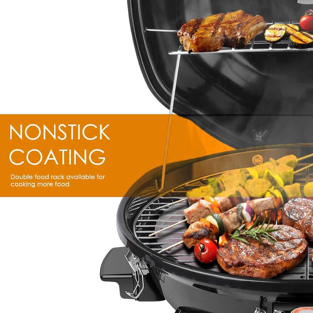 Electric Grills,1600W Indoor Outdoor Electric Grill, Electric BBQ Grill ...