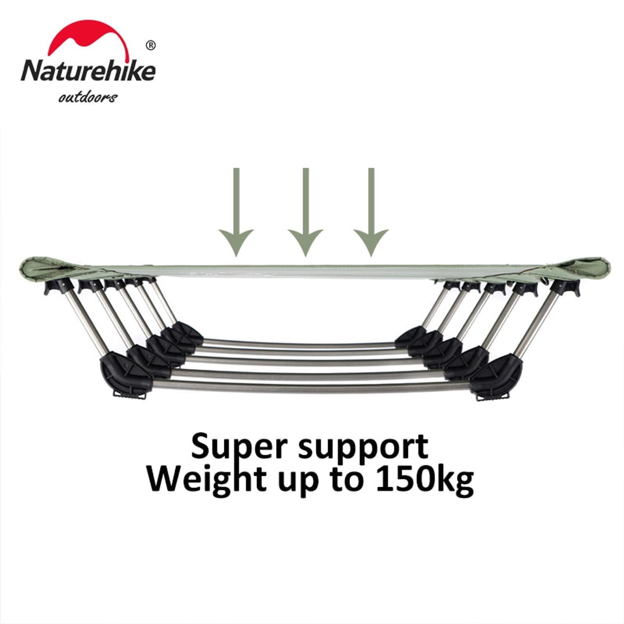 Naturehike Camping Cot Portable Folding Bed Ultralight Camping Bed Tent