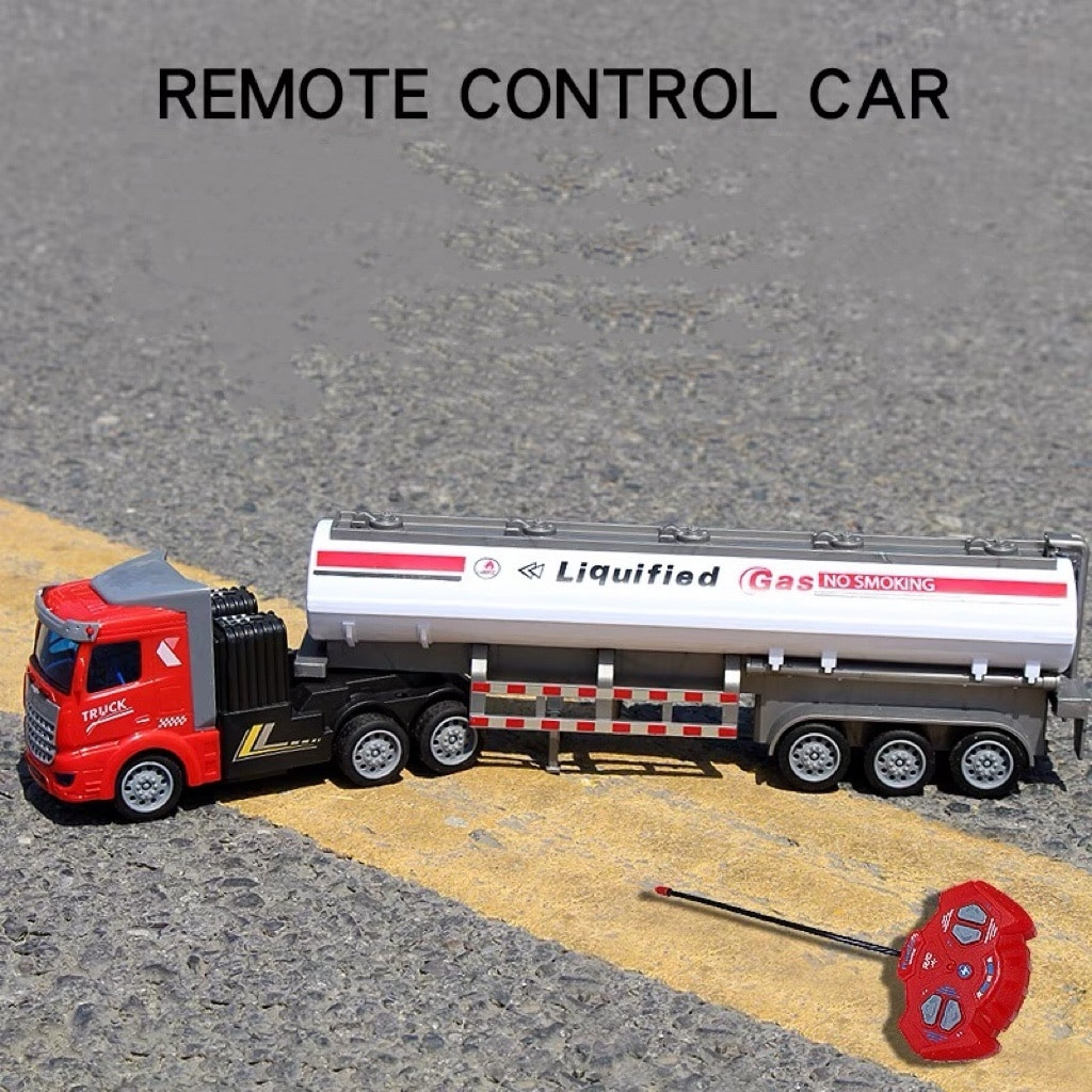 Remote Control Engineering Vehicle Semi-trailer Tanker Radio Controlled ...