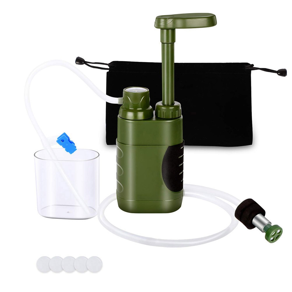 Outdoor Portable Water Filter Safety Emergency Water Purifier Emergency ...