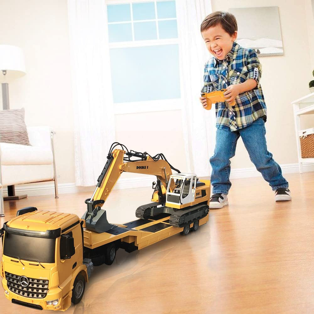 Remote Control Construction Radio Control Flatbed RC Car Truck Machine ...