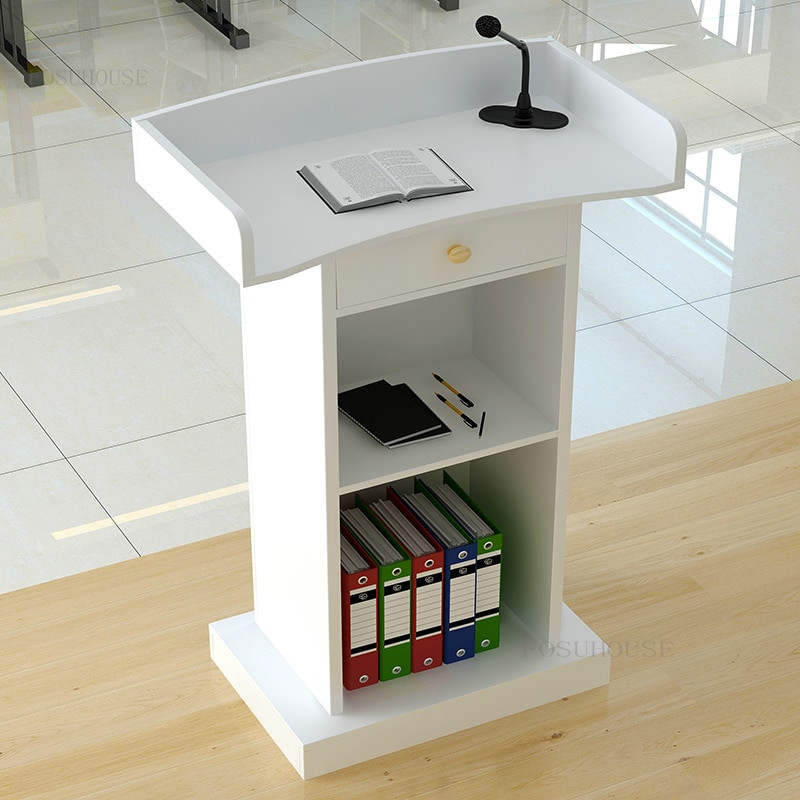 Office Furniture Reception Desks Podium Speech School Church Lectern ...