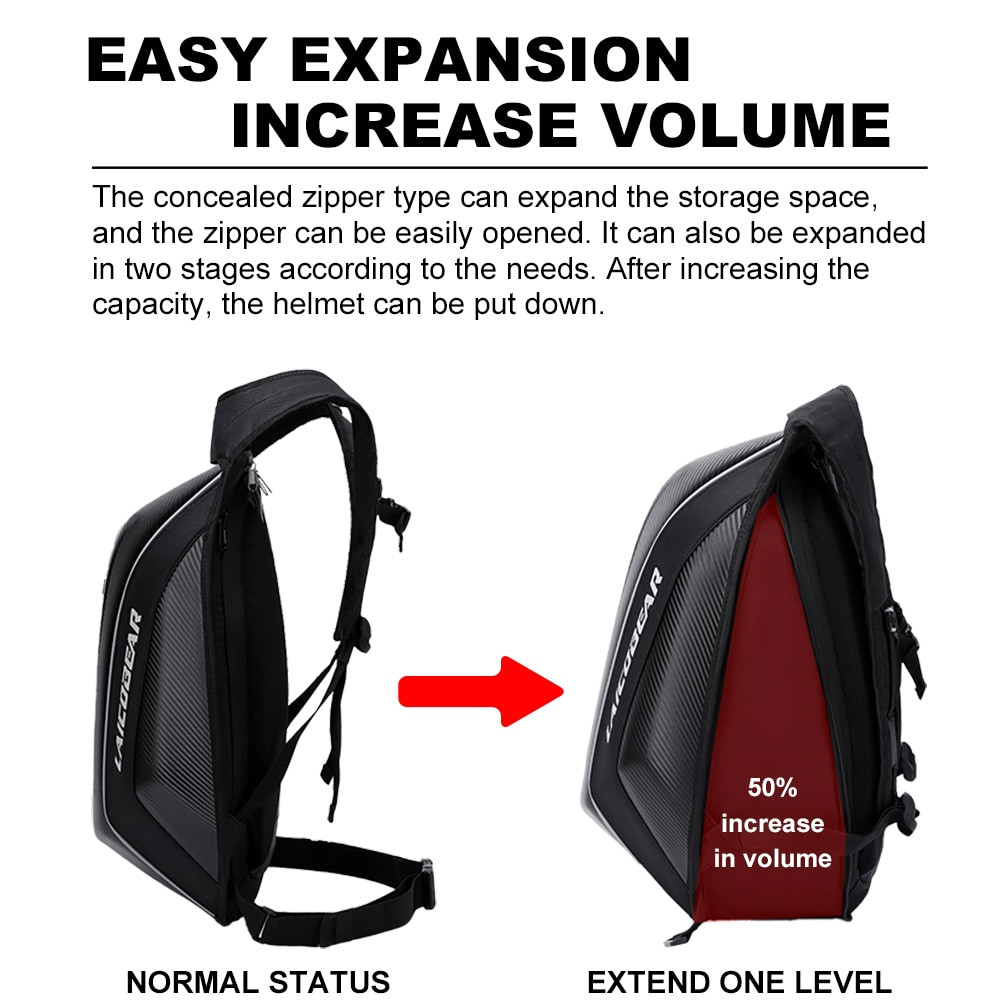 Waterproof Motorcycle Backpack Full Face Helmet Backpack