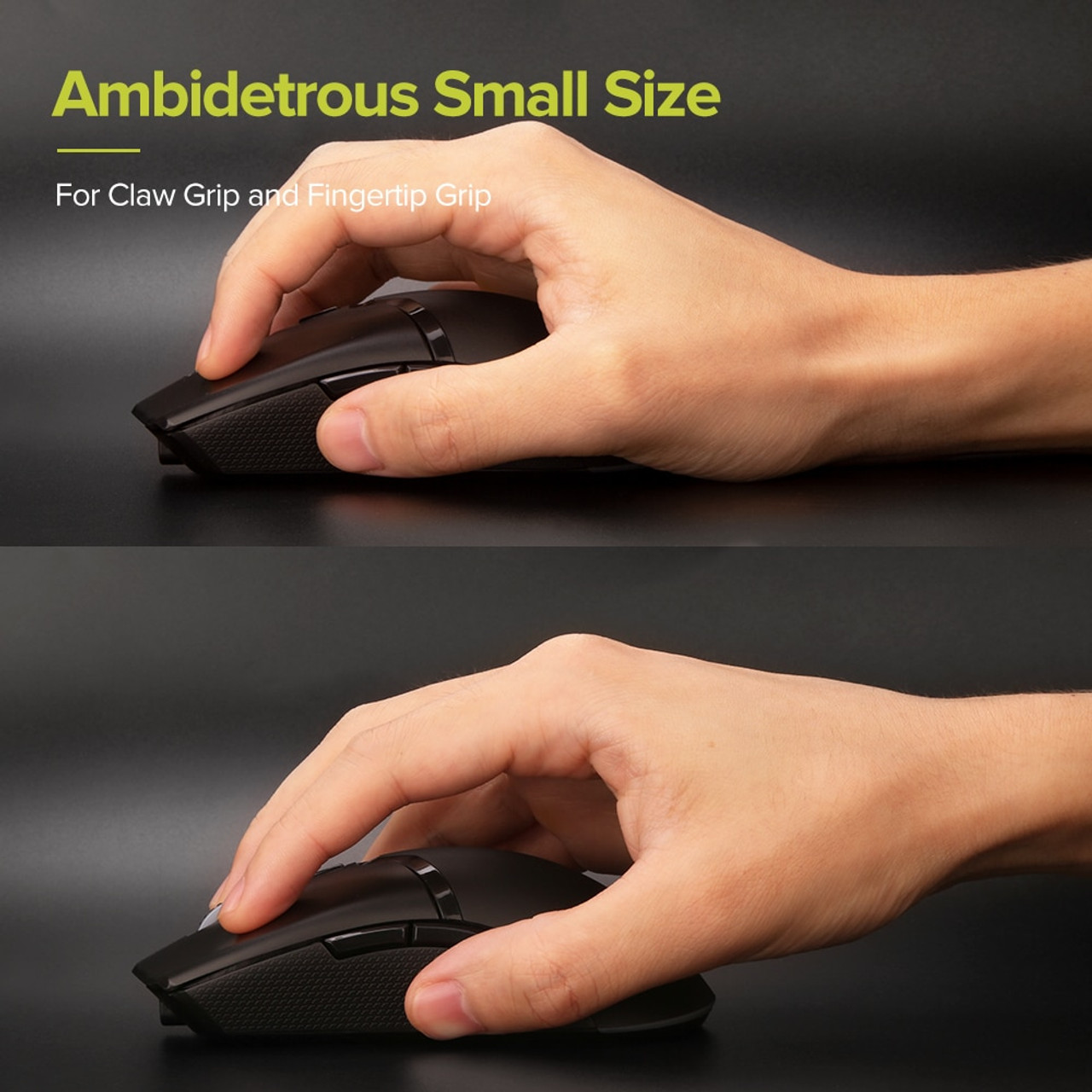 Delux M800 Lightweight Wireless Mouse PAW3335 Optical Sensor 16000DPI 70g RGB Rechargeable Fully ...