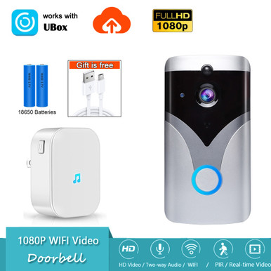Ubox HD 1080P WiFi Doorbell Camera Wireless Video Doorbell Two-way ...
